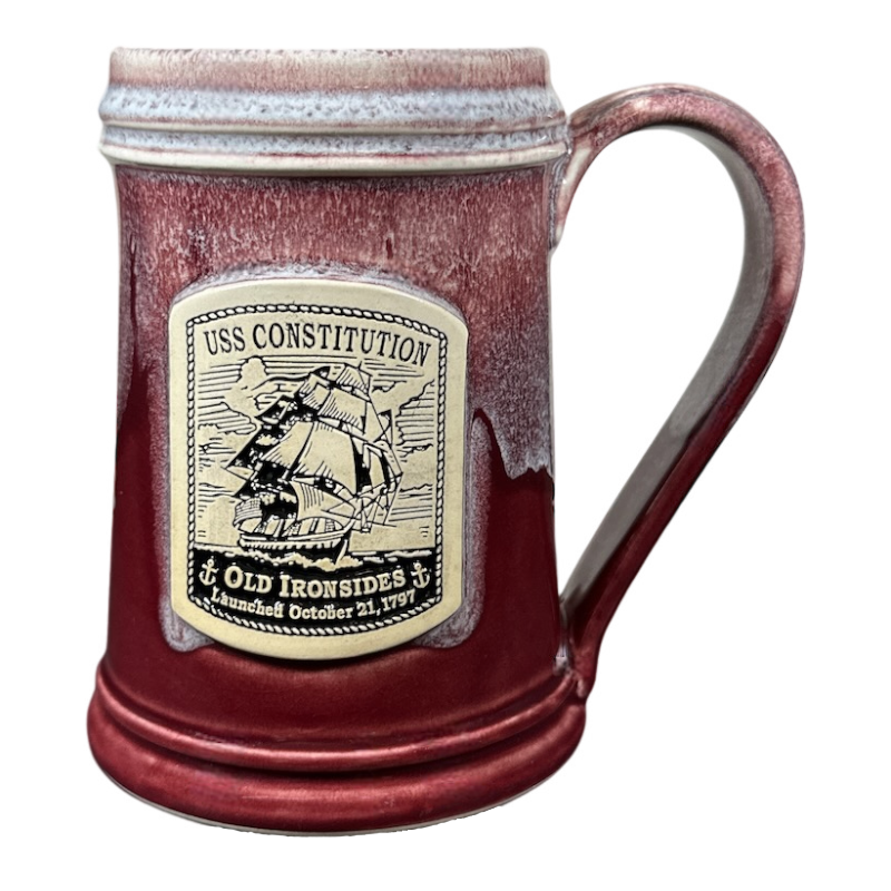 USS Constitution old Ironsides Mug Grey Fox Pottery – Mug Barista