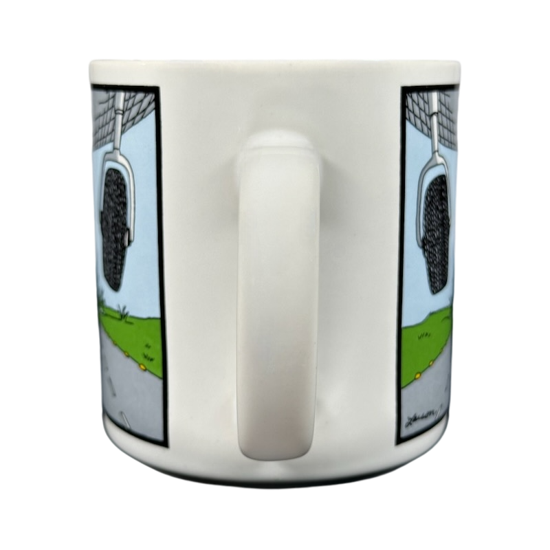 The Far Side Gary Larson Frog Stuck To Plane Mug OZ – Mug Barista