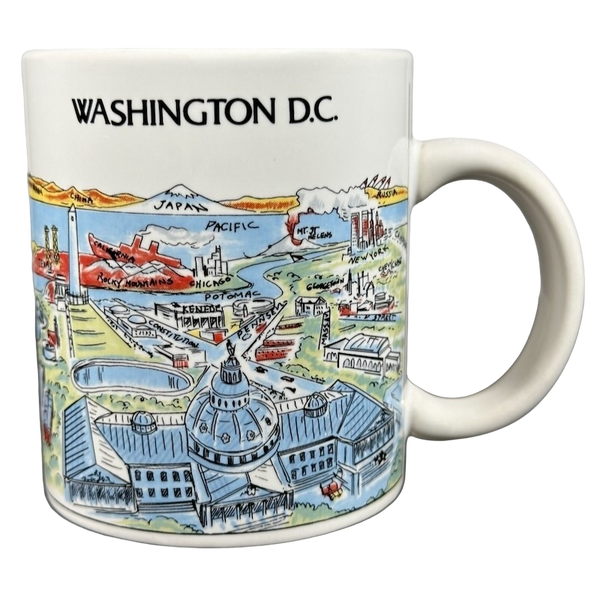 A View Of The World The Washington D.C. Mug City Mugs – Mug Barista