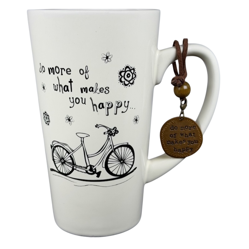 Natural Life Do More Of What Makes You Happy Tall Mug | Mug Barista