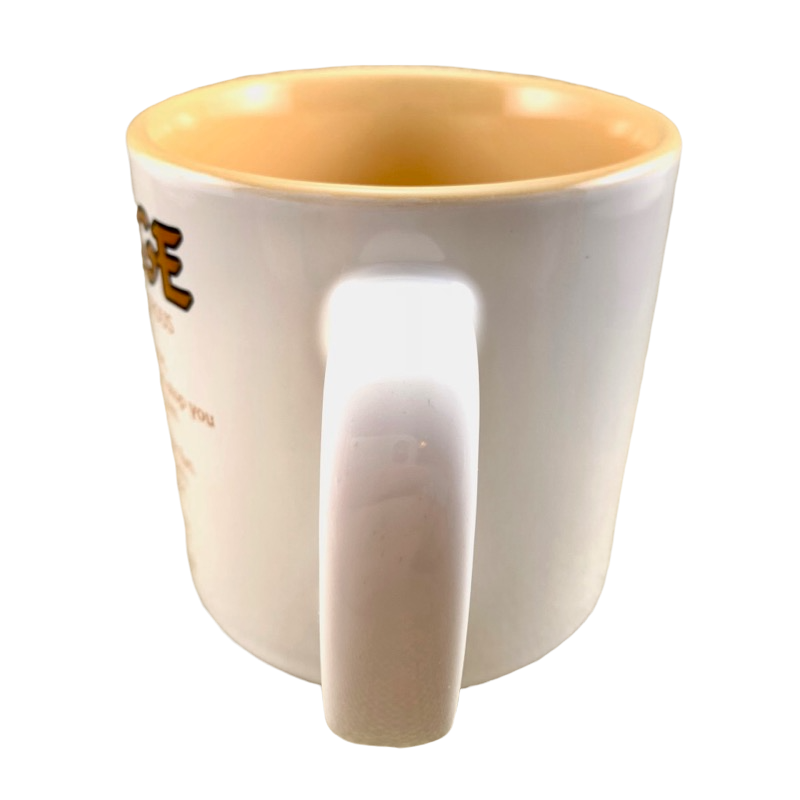 GEORGE Poetry Name Peach Interior Mug Papel – Mug Barista