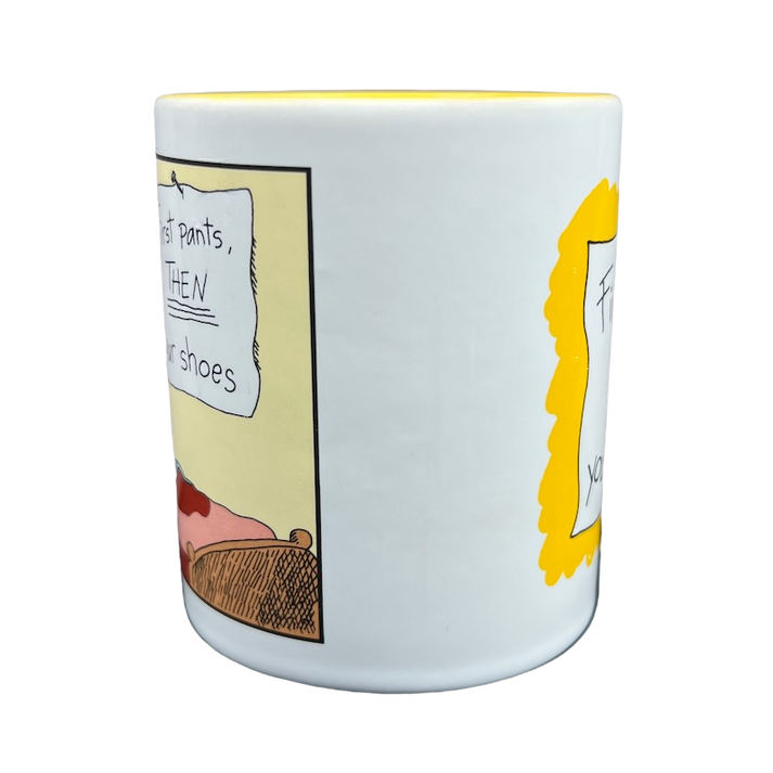 The Far Side First Pants, THEN Your Shoes Mug Andrews McMeel Publishin ...
