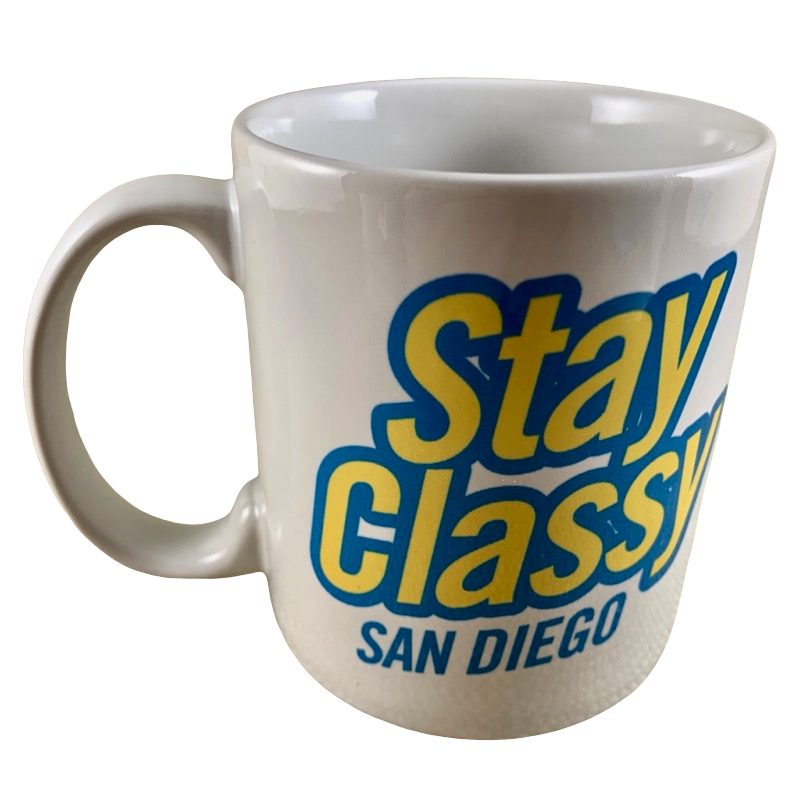 Anchorman The Legend Of Ron Burgundy Stay Classy San Diego Mug – Mug ...